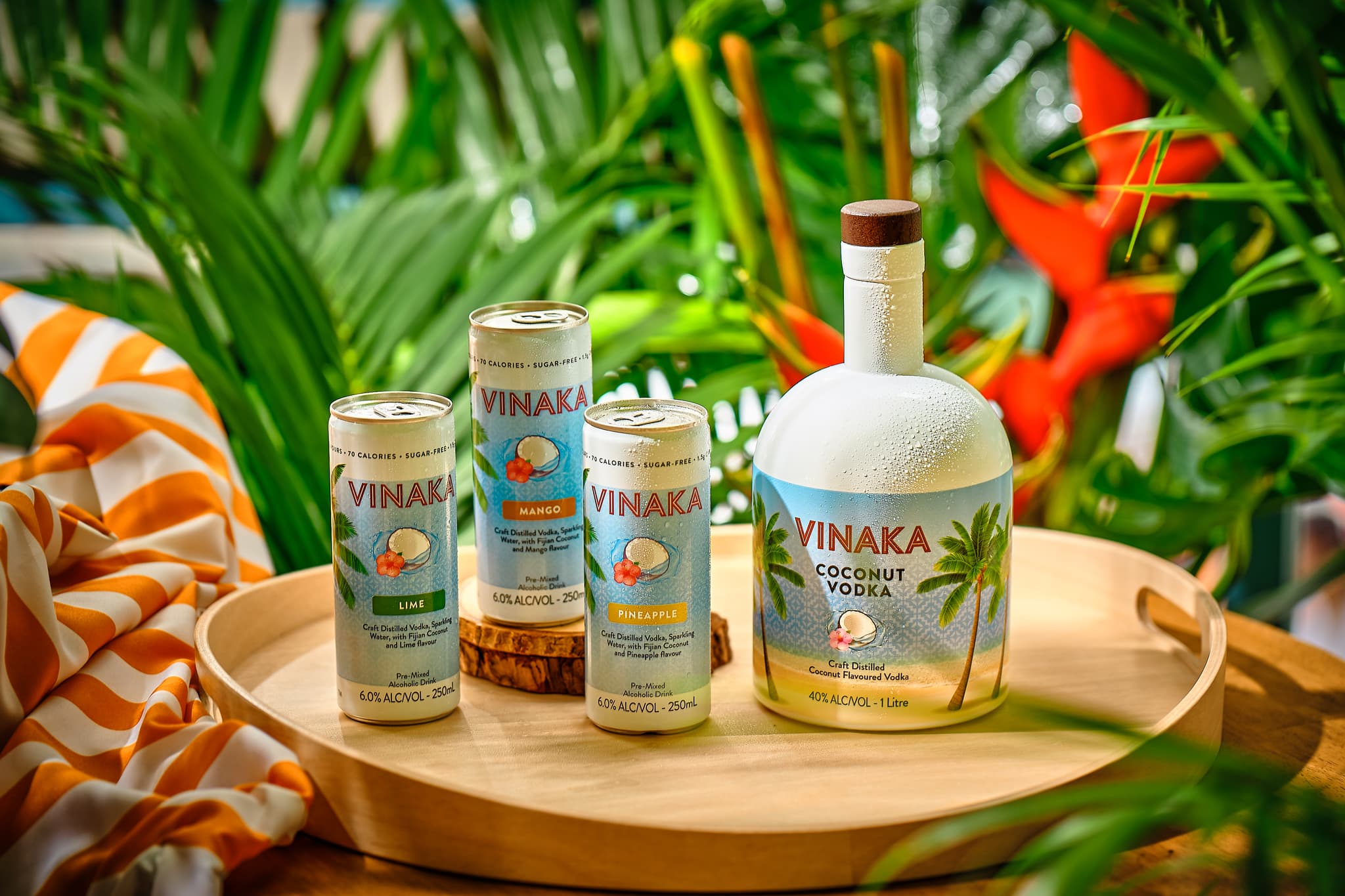 Vinaka Vodka | Coconut Vodka & Pre-Mixed Vodka Sodas